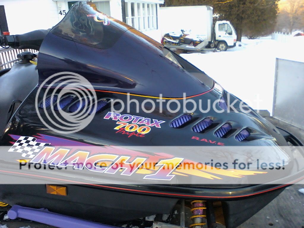 97 Mach 1 before and after | Ski-Doo Snowmobiles Forum