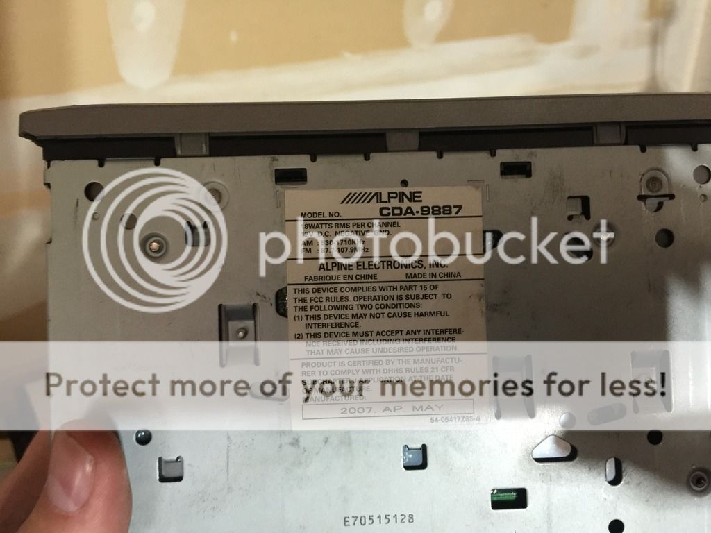 Alpine CDA-9887 Last of the great alpine AI-Net head units ...