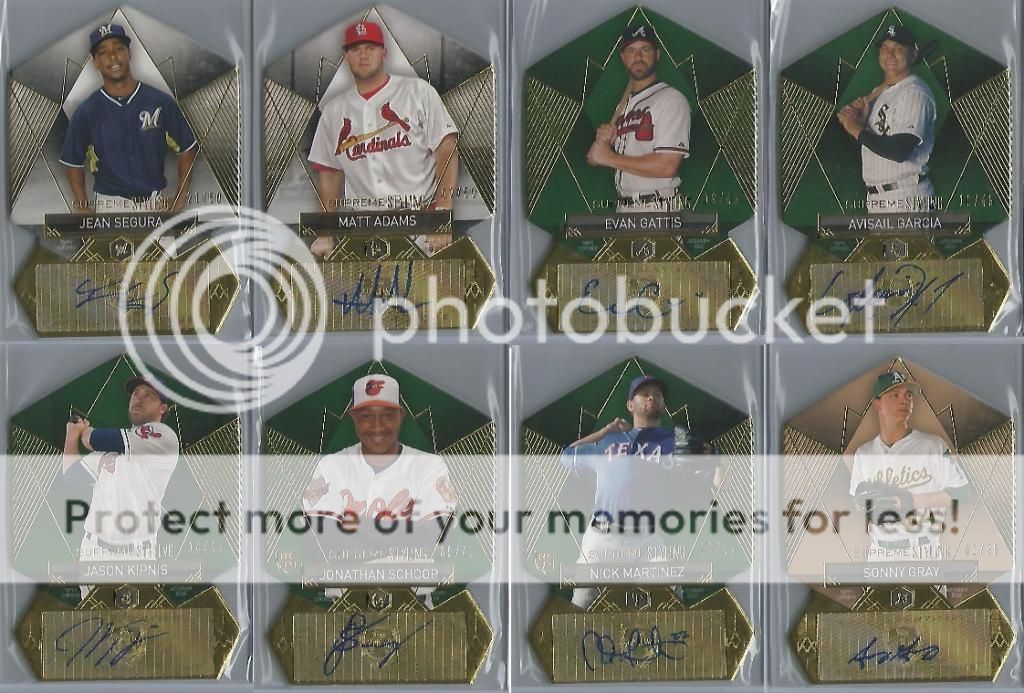 1 Case 2014 Topps Supreme - Every card scanned.